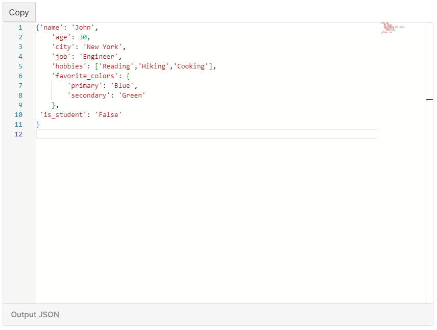 Free JSON To Python Converter Convert JSON To Python Dict Online